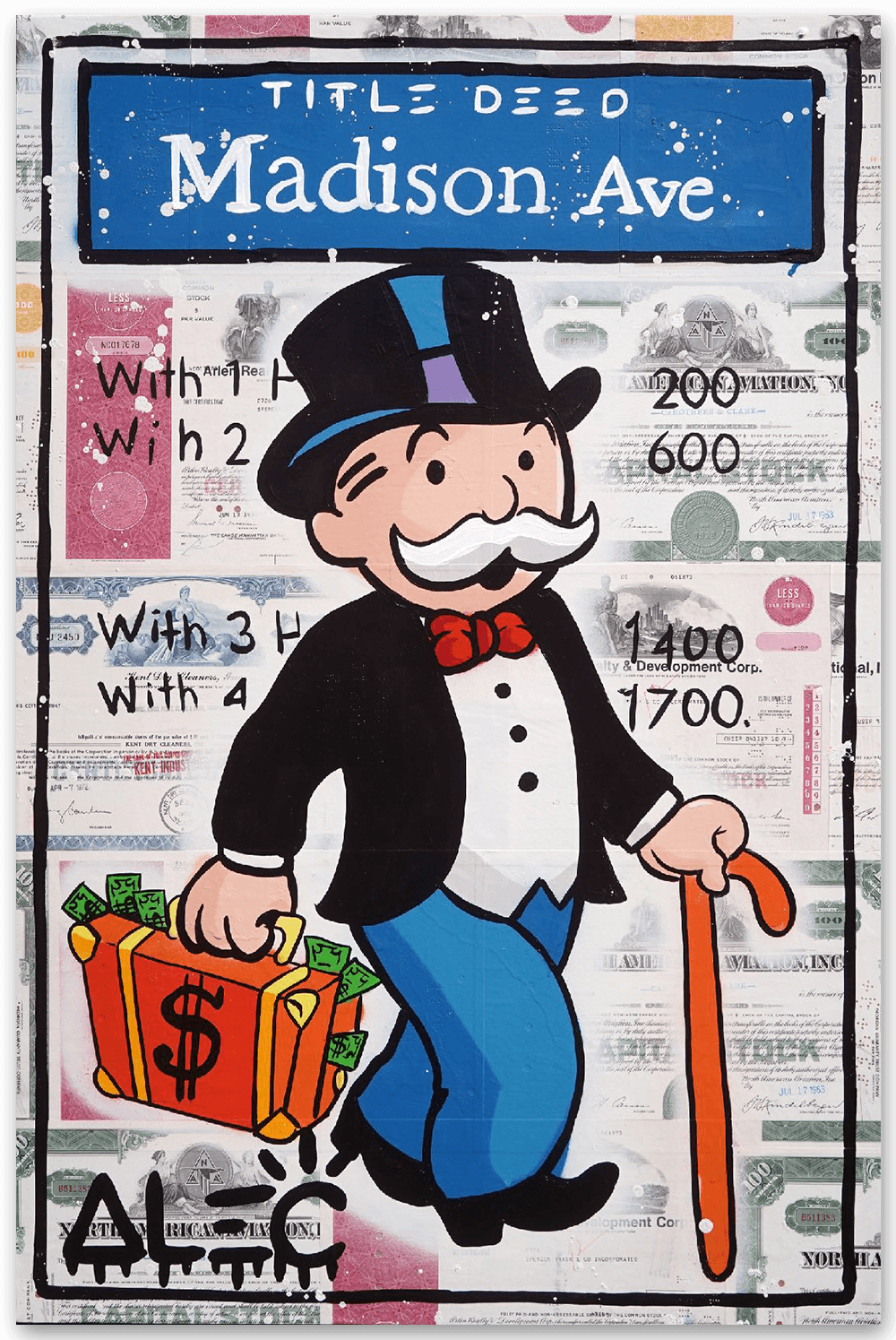 Alec Monopoly Art for Sale - Buy Alec Monopoly Art - Eden House of Art